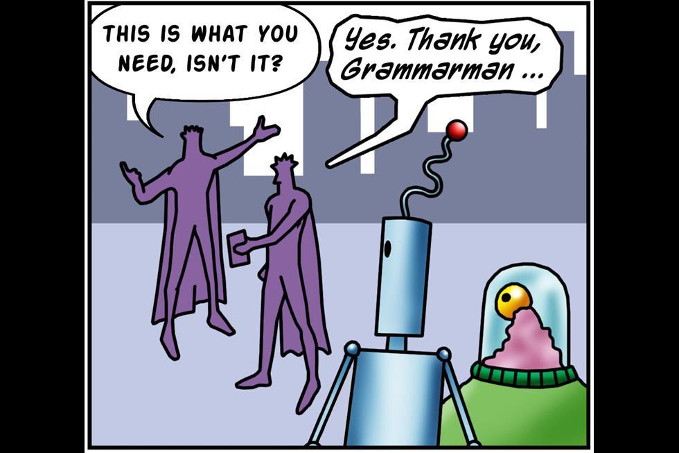 Grammarman: Episode 36—The Return of Nam-Ramm-Arg | Teaching tool ...